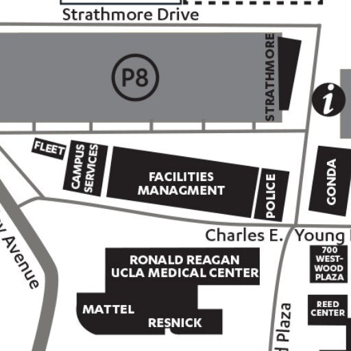 UCLA Campus Map (Grayscale) by Avenza Systems Inc. | Avenza Maps