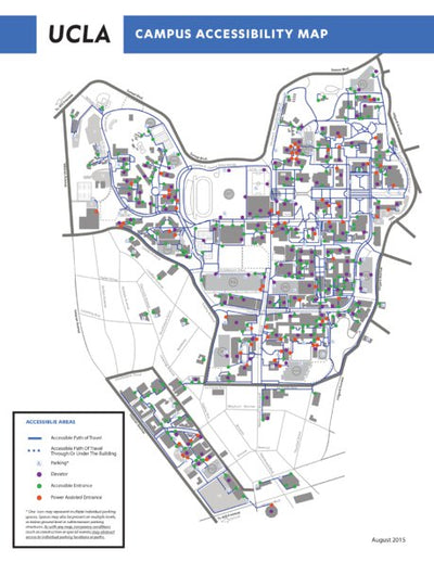 UCLA Campus Accessibility Map by Avenza Systems Inc. | Avenza Maps