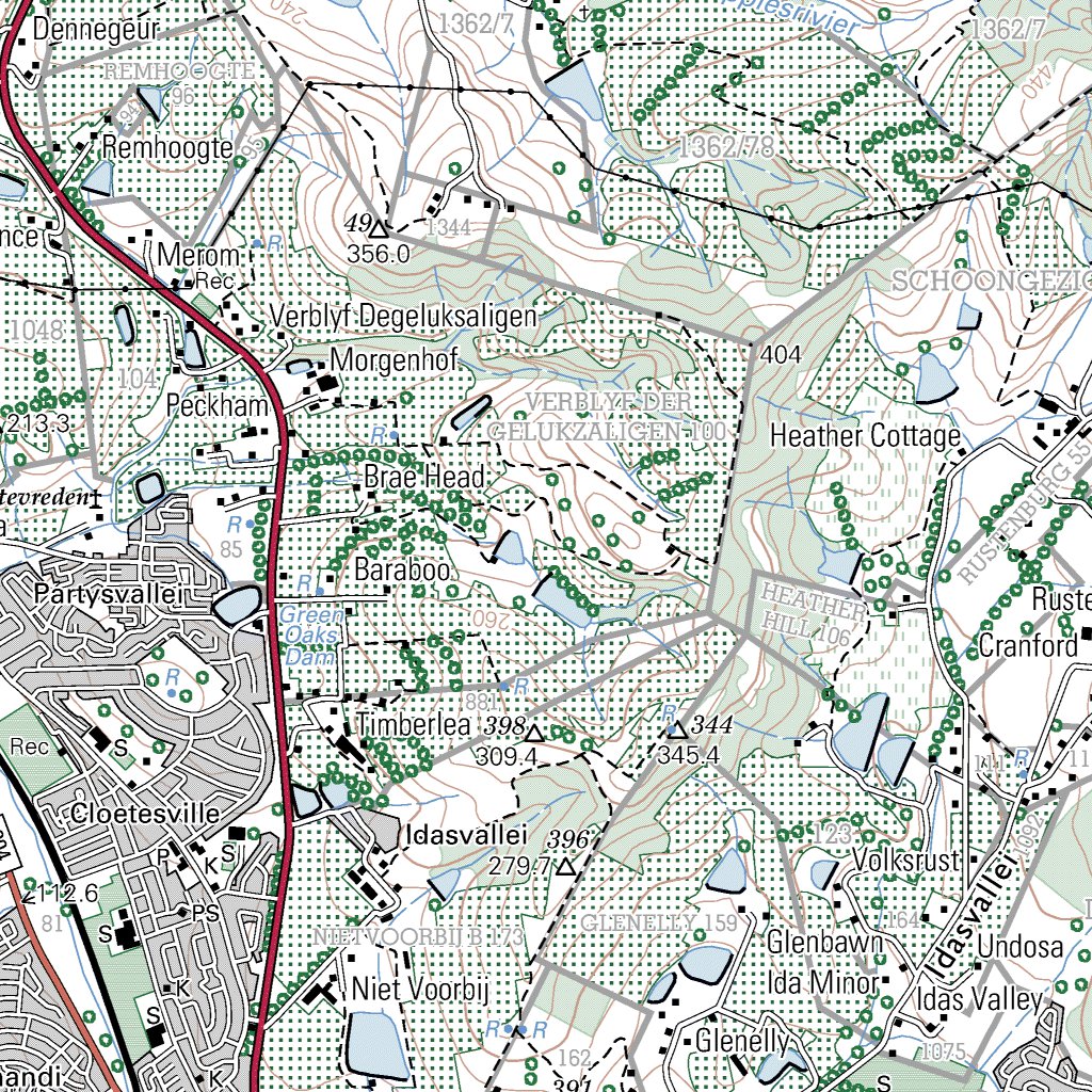 3318DD STELLENBOSCH (6th Edition) Map by Chief Directorate: National ...