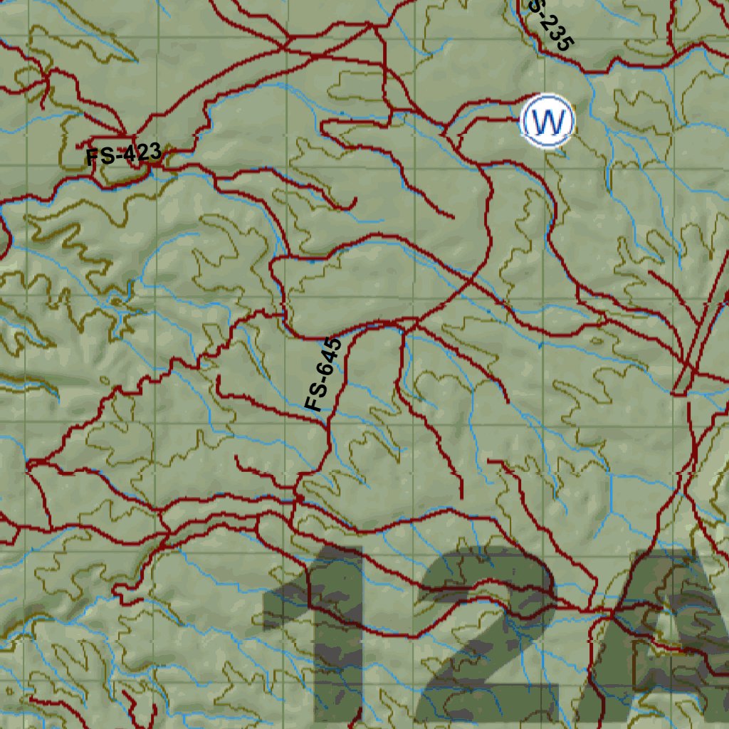 HuntData Arizona Land Ownership Unit 12B W Map by HuntData LLC | Avenza ...