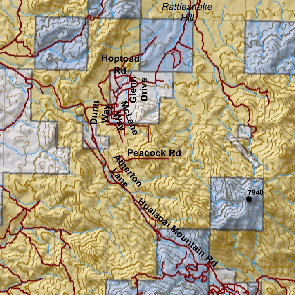 HuntData Arizona Land Ownership Unit 15B E-S Map by HuntData LLC ...