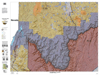 HuntData Arizona Land Ownership Unit 13B S Map by HuntData LLC | Avenza ...