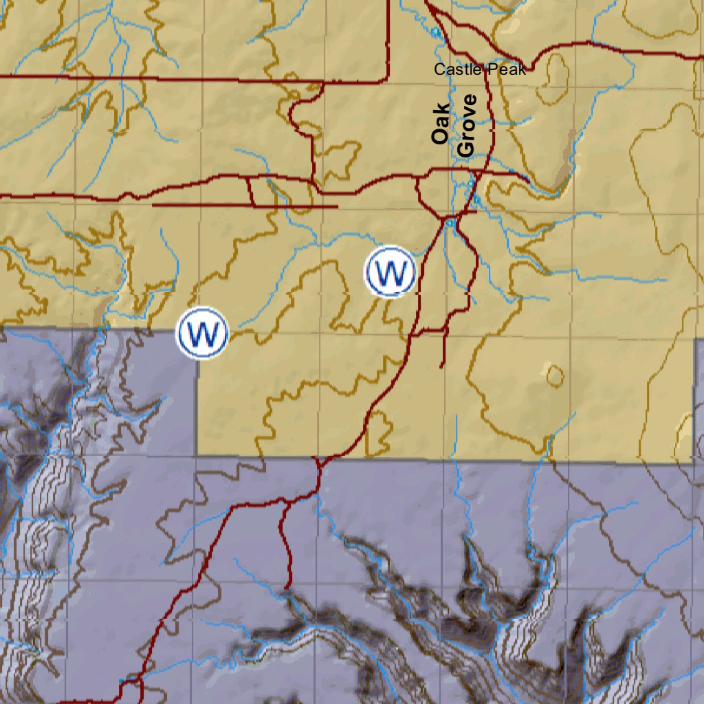 HuntData Arizona Land Ownership Unit 13B S Map by HuntData LLC | Avenza ...