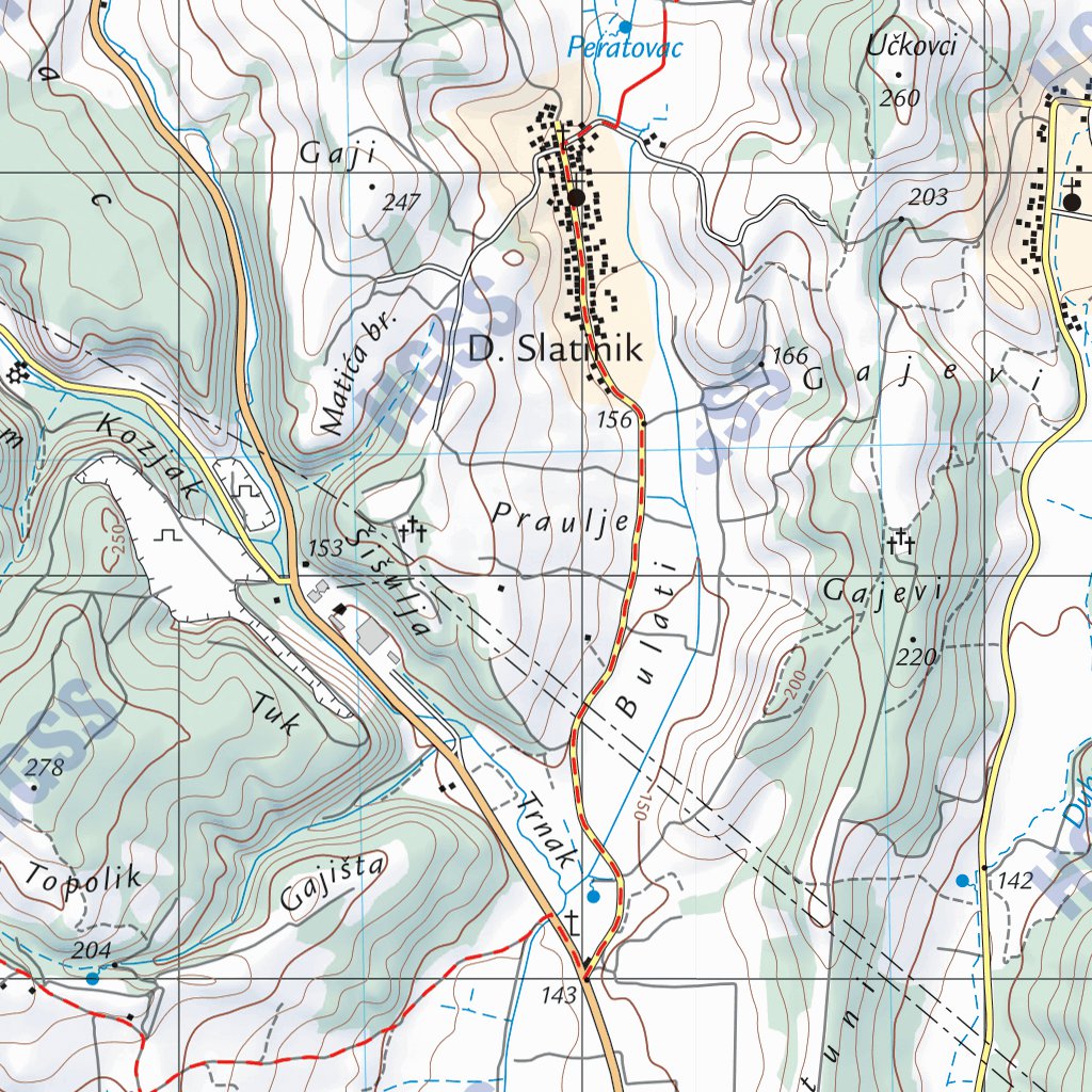 Dilj gora Map by Croatian Mountain Rescue Service - HGSS | Avenza Maps