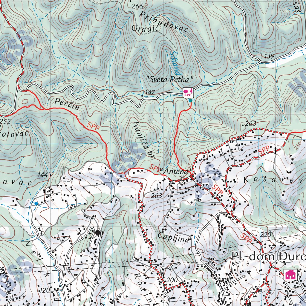 Dilj gora Map by Croatian Mountain Rescue Service - HGSS | Avenza Maps