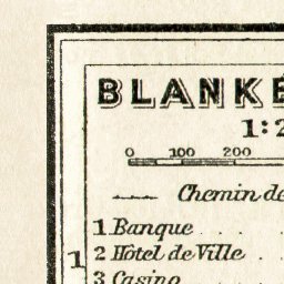 Blankenberge town plan, 1909 Map by Waldin | Avenza Maps
