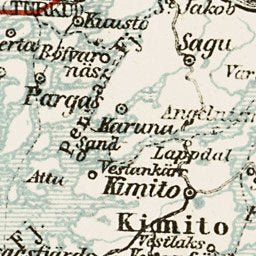 South Finland Map, 1929 by Waldin | Avenza Maps