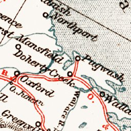 Map of the Maritime Provinces (Maritimes), 1907 by Waldin | Avenza Maps