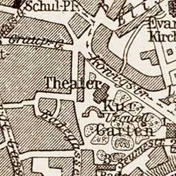 Teplitz (Teplice) town plan, 1903 Map by Waldin | Avenza Maps