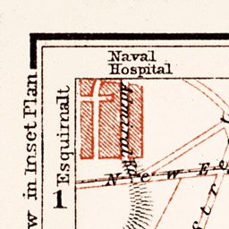 Victoria (Victoria and Esquimalt) town plan, 1907 Map by Waldin ...