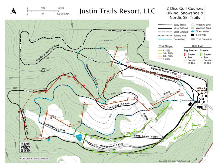 Justin Trails Resort Map by Geographic Techniques LLC | Avenza Maps