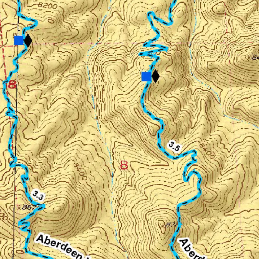 Hartman Rocks Recreation Area Travel Map by Great Outdoors Adventures ...