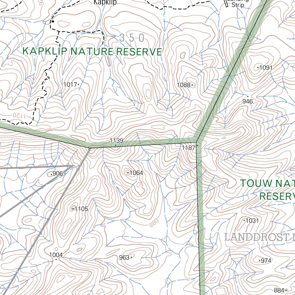 3319BD MATROOSBERG (4th Edition) Map by Chief Directorate: National Geo ...