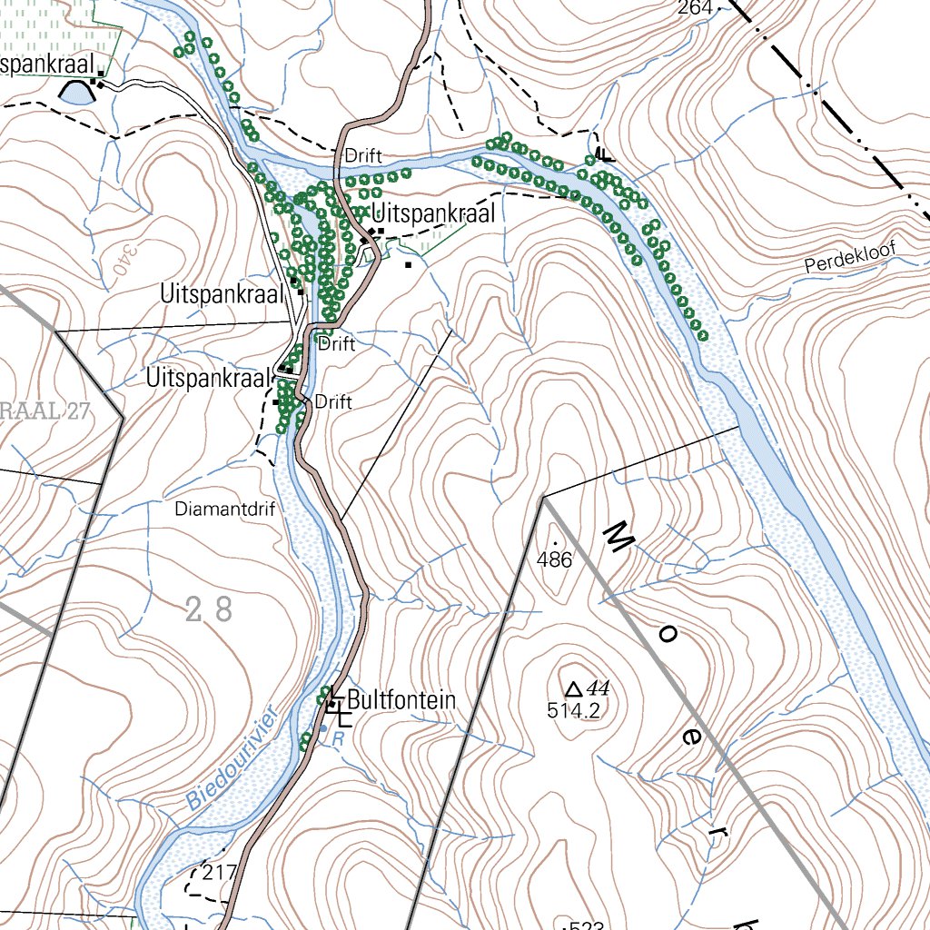 3219AB UITSPANKRAAL (4th Edition) Map by Chief Directorate: National ...