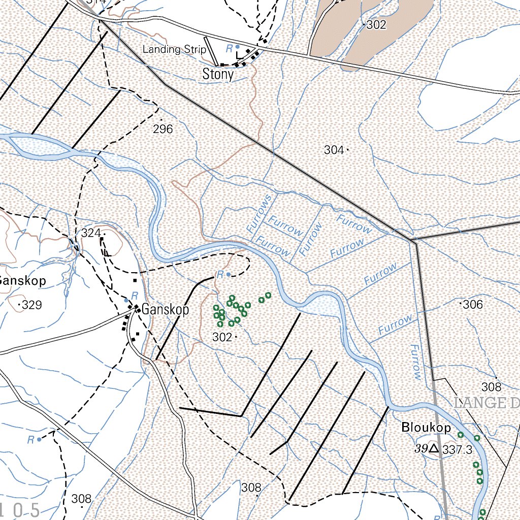 3219BC ELANDSVLEI Map by Chief Directorate: National Geo-spatial ...