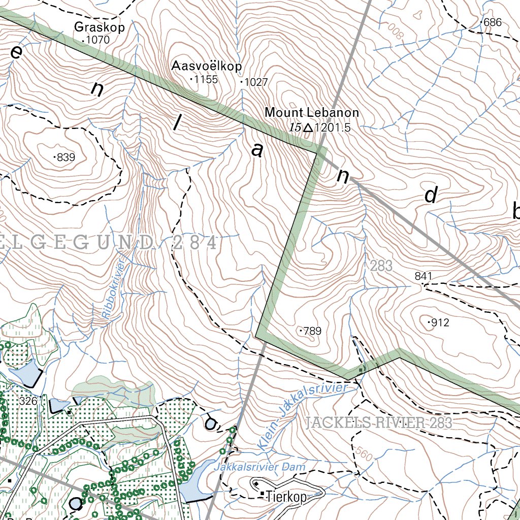 3419AA GRABOUW (4th Edition) Map by Chief Directorate: National Geo ...