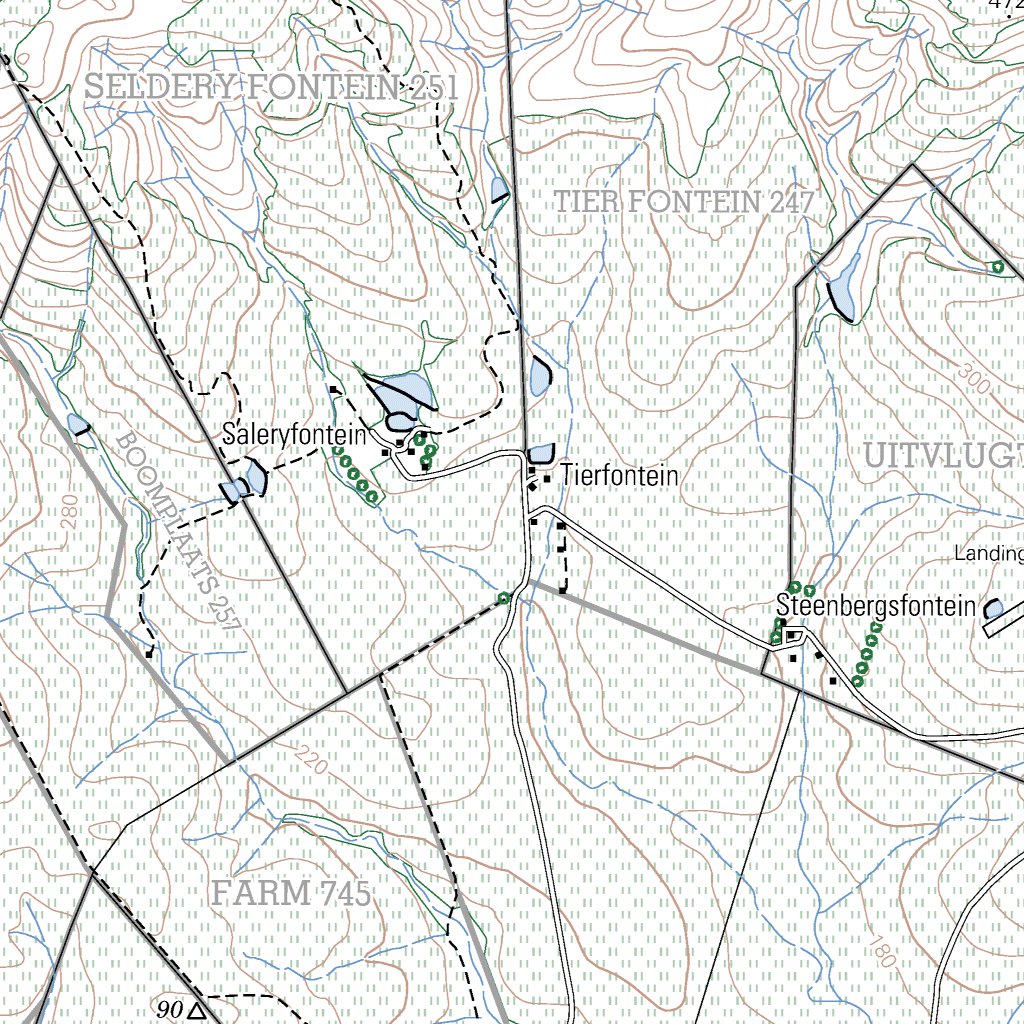 3419AB CALEDON (5th Edition) Map by Chief Directorate: National Geo ...