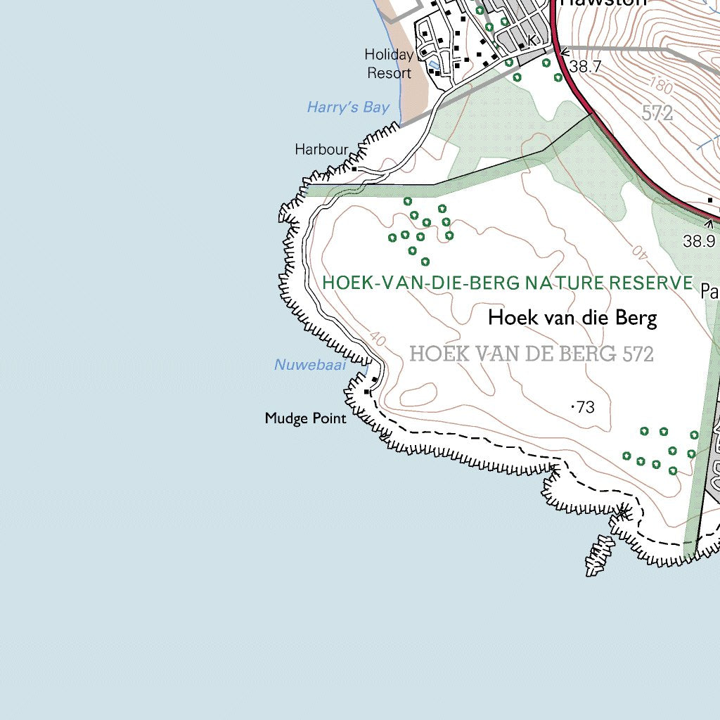3419AC HERMANUS (5th Edition) Map by Chief Directorate: National Geo ...