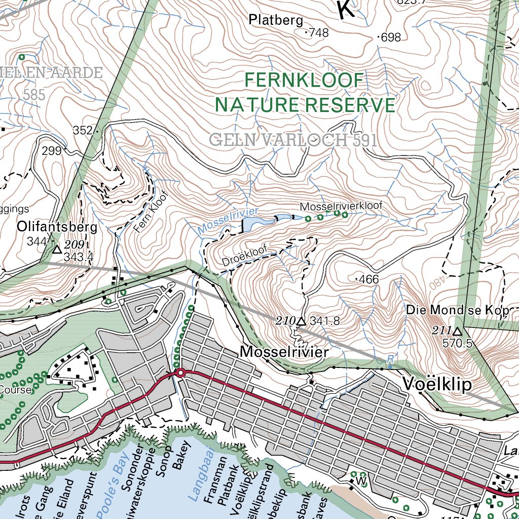 3419AD STANFORD (4th Edition) Map by Chief Directorate: National Geo ...