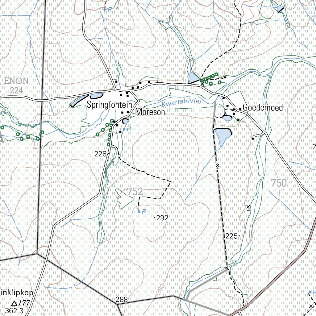 3419BA GREYTON (4th Edition) Map by Chief Directorate: National Geo ...