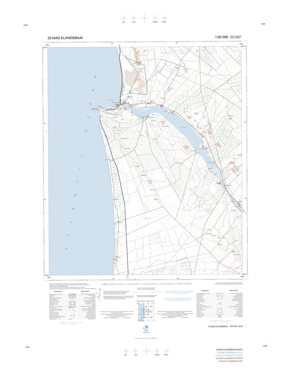 3218AD ELANDSBAAI Map by Chief Directorate: National Geo-spatial ...