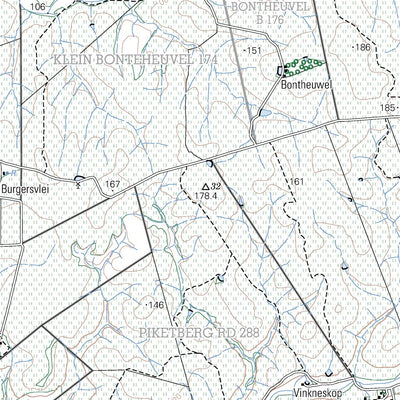 3218DD PIKETBERG Map by Chief Directorate: National Geo-spatial ...