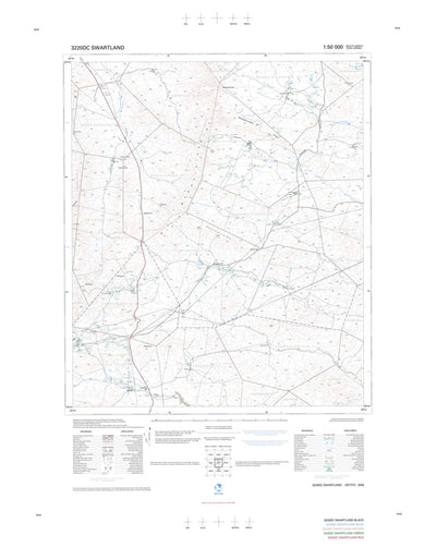 3220DC SWARTLAND Map by Chief Directorate: National Geo-spatial ...
