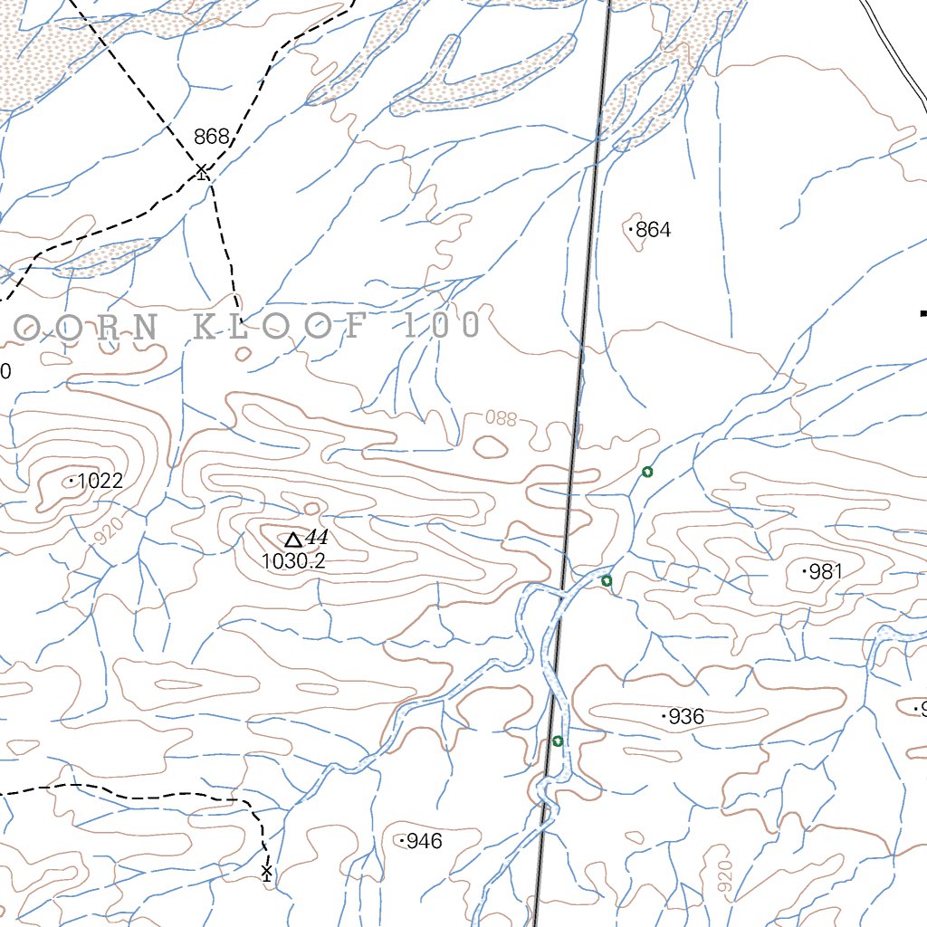 3320BA MATJIESFONTEIN Map by Chief Directorate: National Geo-spatial ...