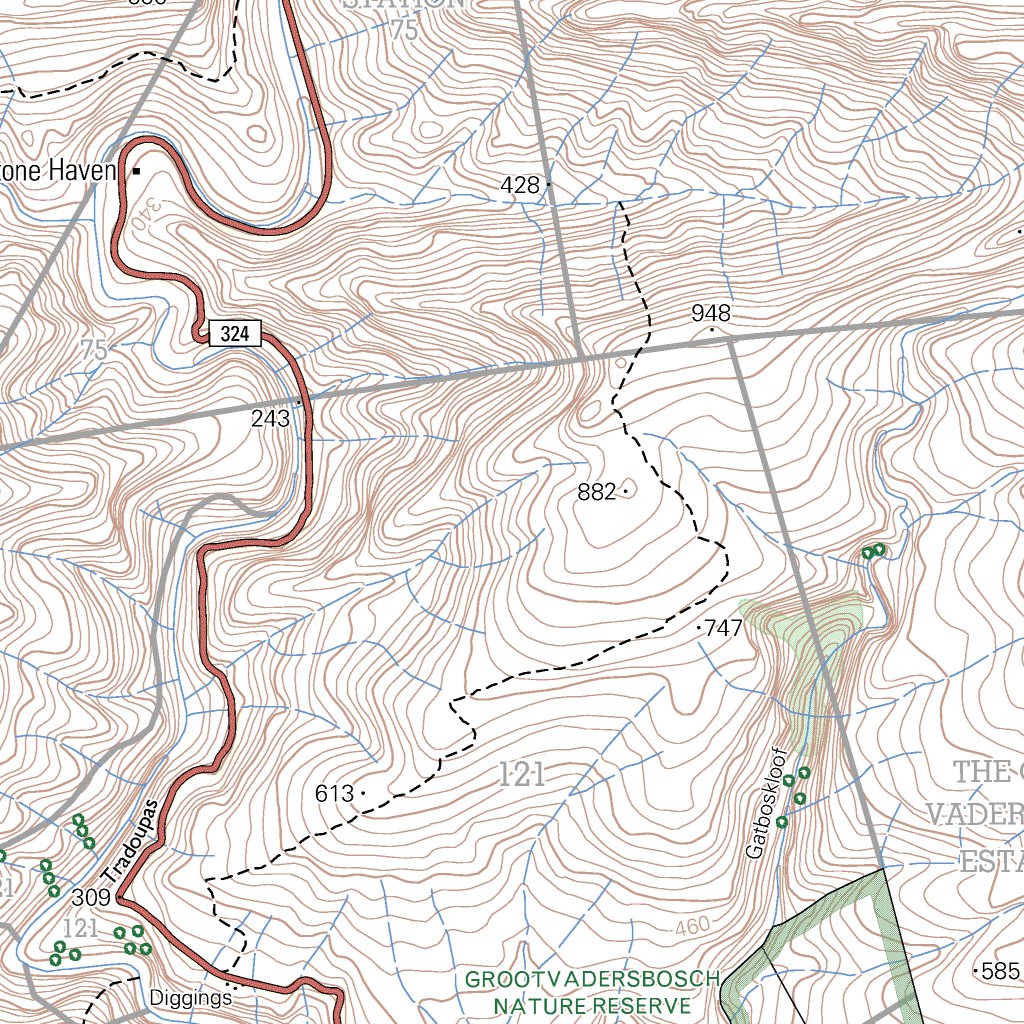 3320DC BARRYDALE Map by Chief Directorate: National Geo-spatial ...
