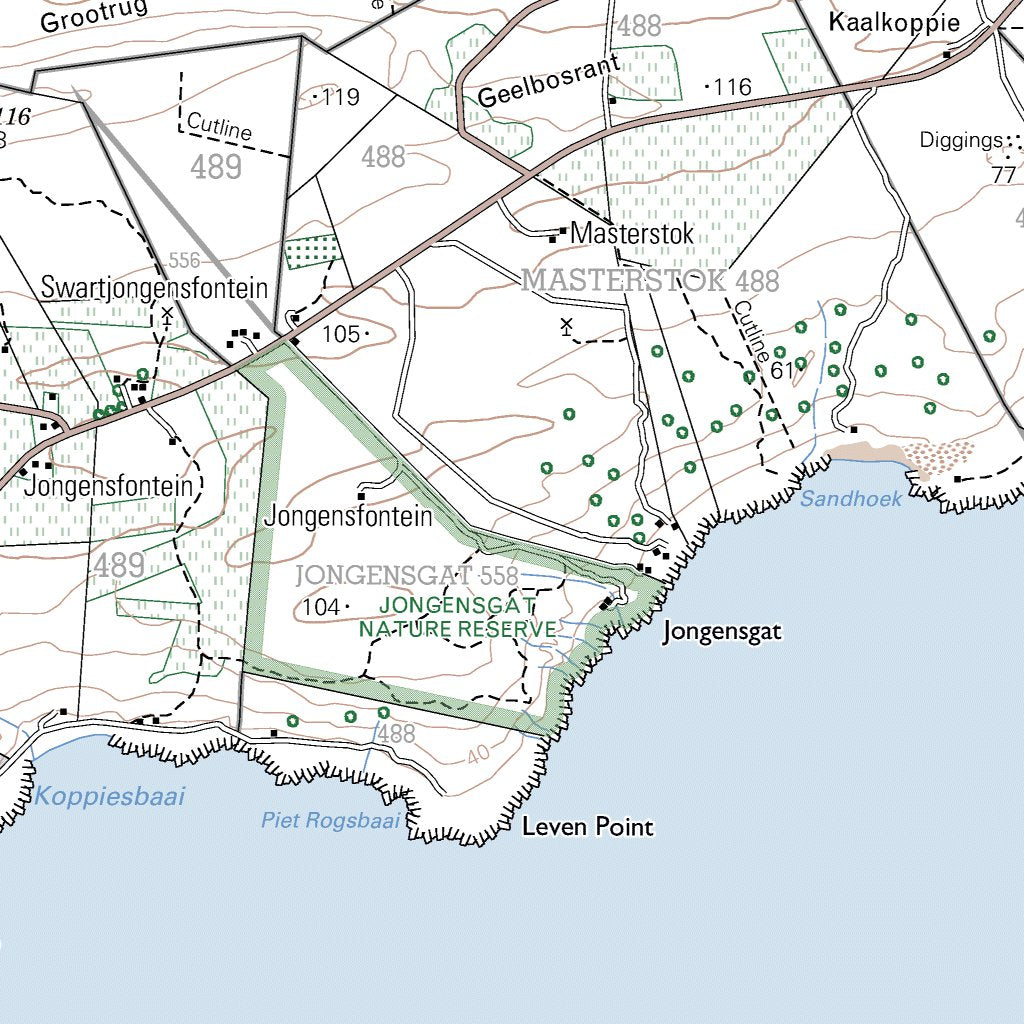 3421AD STILBAAI Map by Chief Directorate: National Geo-spatial ...