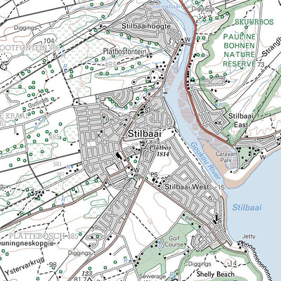 3421AD STILBAAI Map by Chief Directorate: National Geo-spatial ...