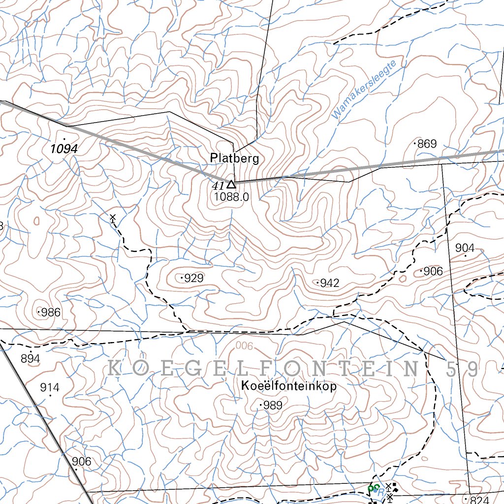 3221CD AMANDELBOOM Map by Chief Directorate: National Geo-spatial ...