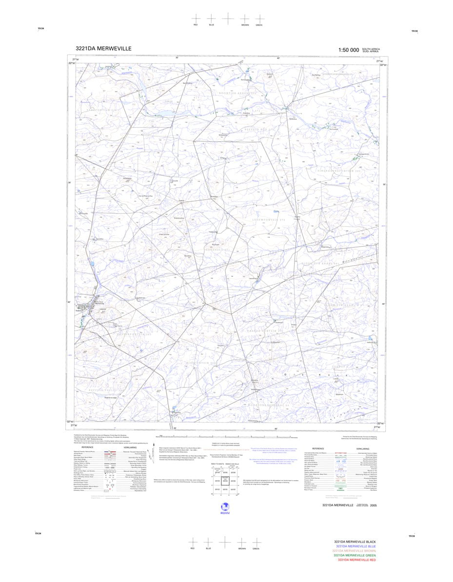 3221DA MERWEVILLE Map by Chief Directorate: National Geo-spatial ...