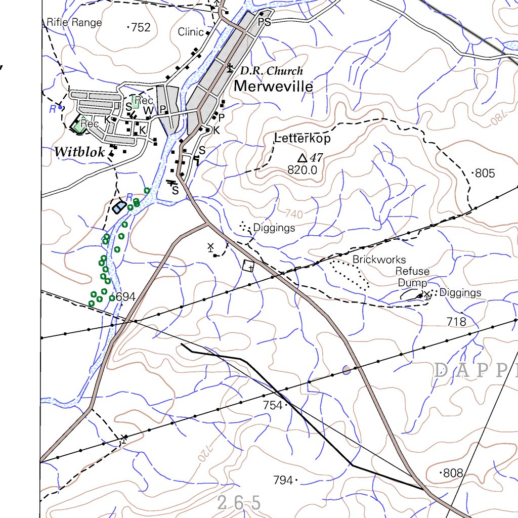 3221DA MERWEVILLE Map by Chief Directorate: National Geo-spatial ...