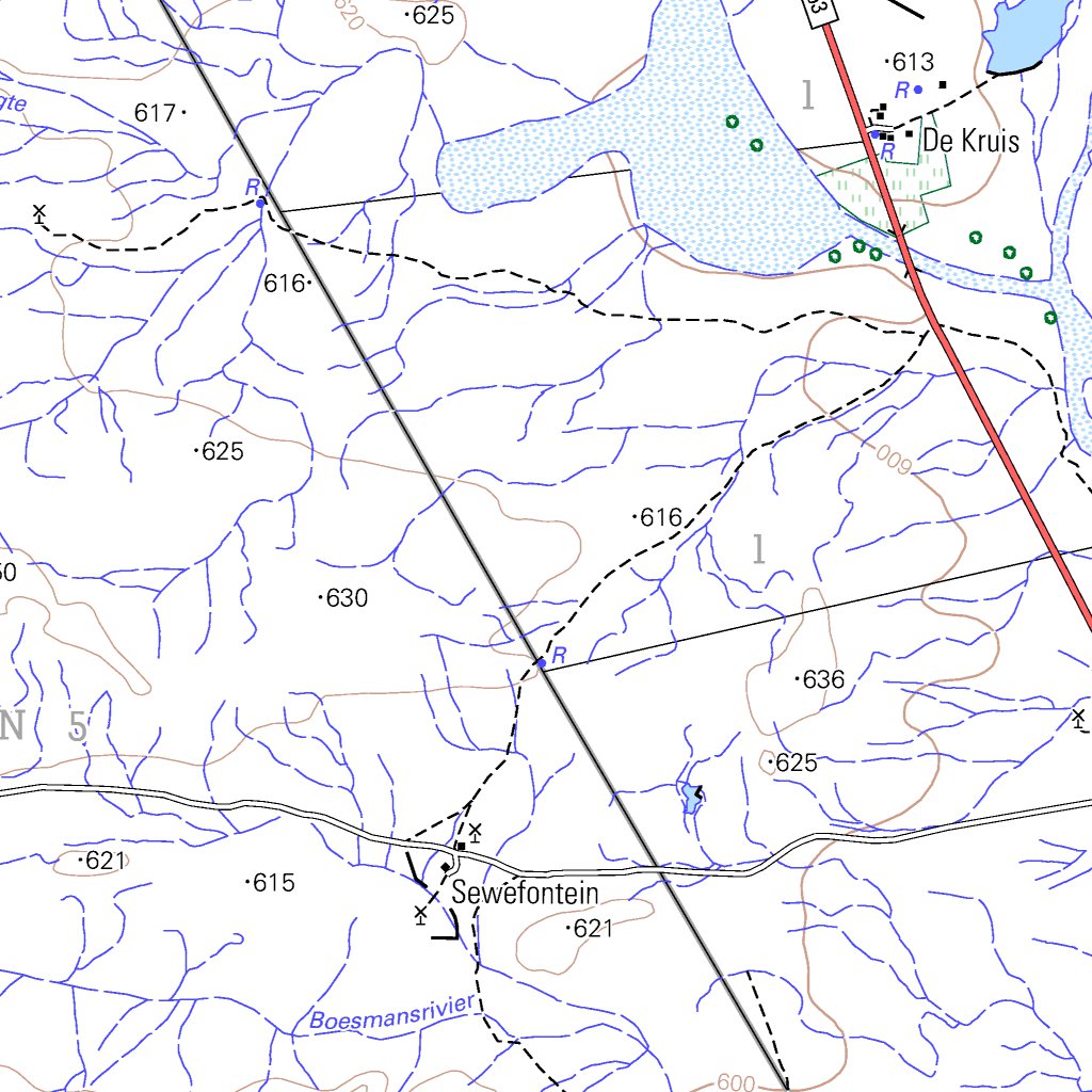 3221DB DIE VLEI Map by Chief Directorate: National Geo-spatial ...