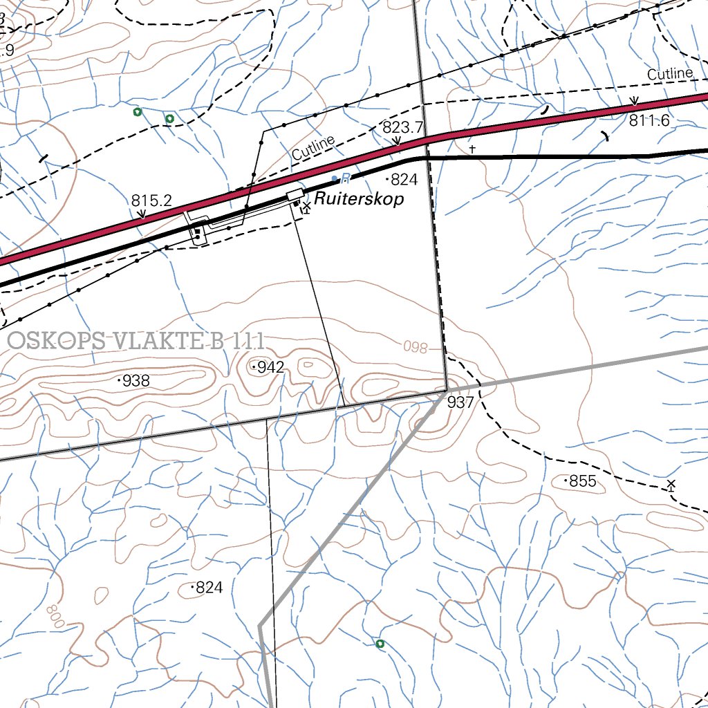 3321AA VLEIFONTEIN Map by Chief Directorate: National Geo-spatial ...