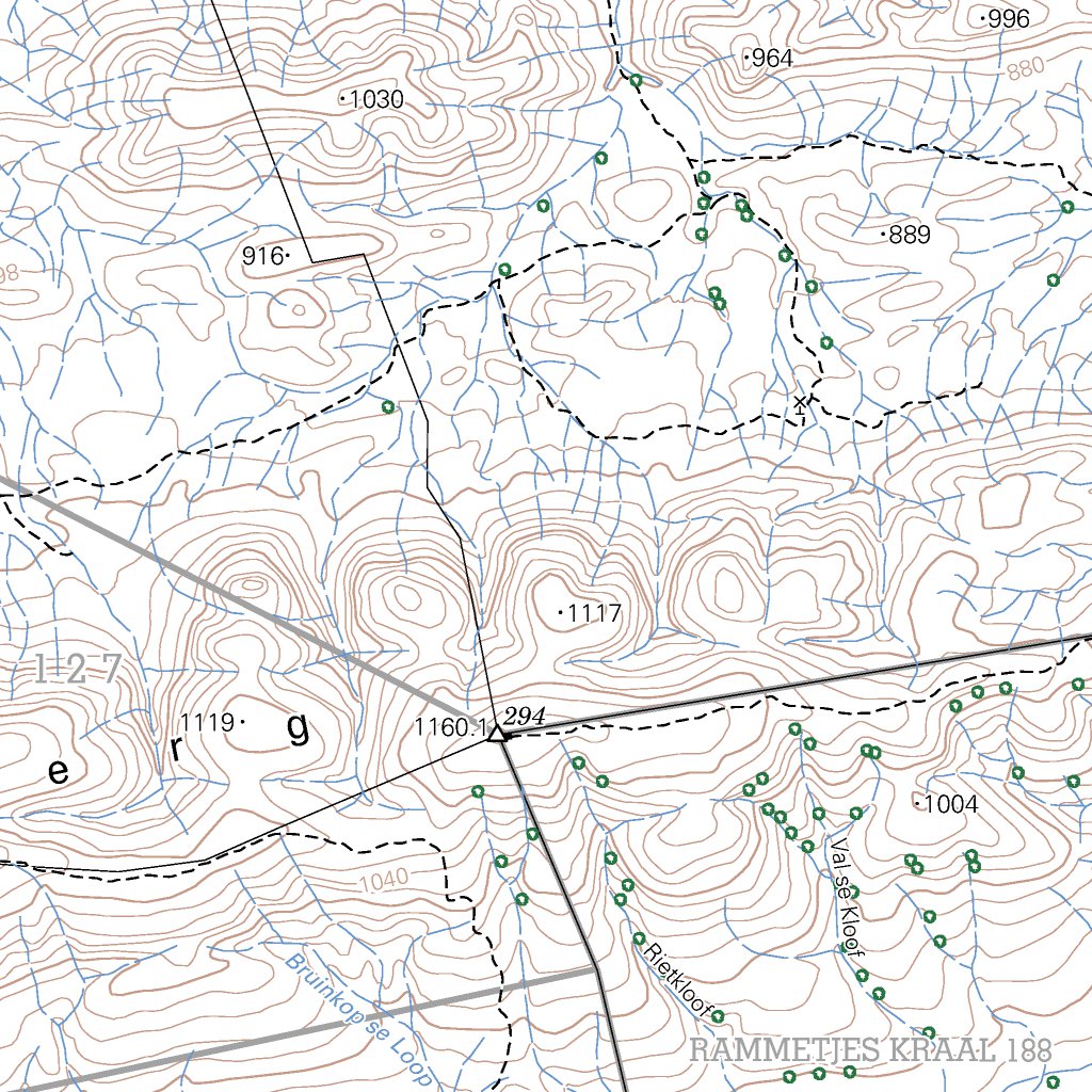 3321AA VLEIFONTEIN Map by Chief Directorate: National Geo-spatial ...