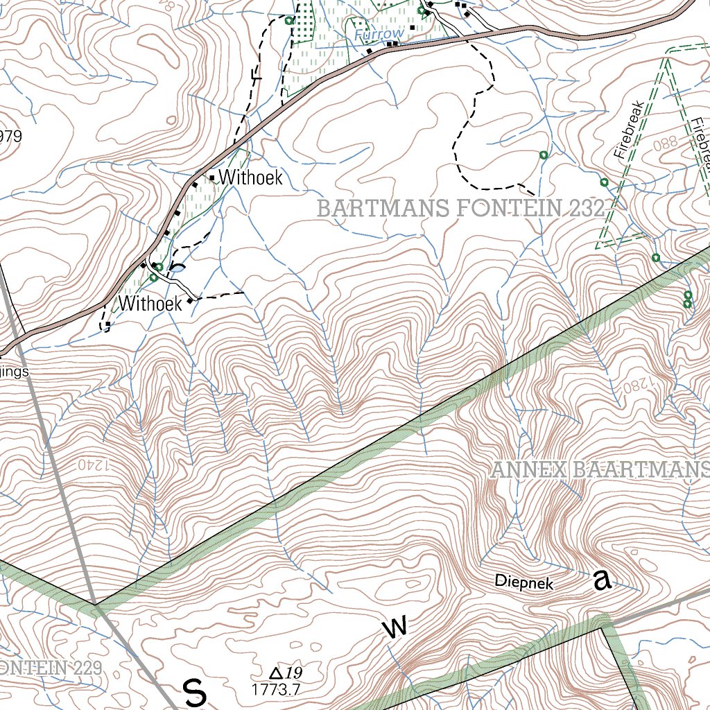 3321AC VLEILAND Map by Chief Directorate: National Geo-spatial ...