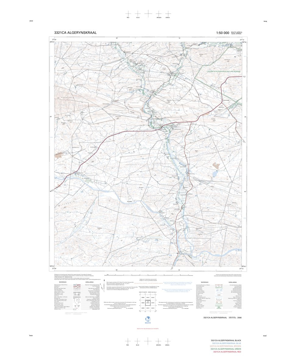 3321CA TOUWSRIVIER Map by Chief Directorate: National Geo-spatial ...