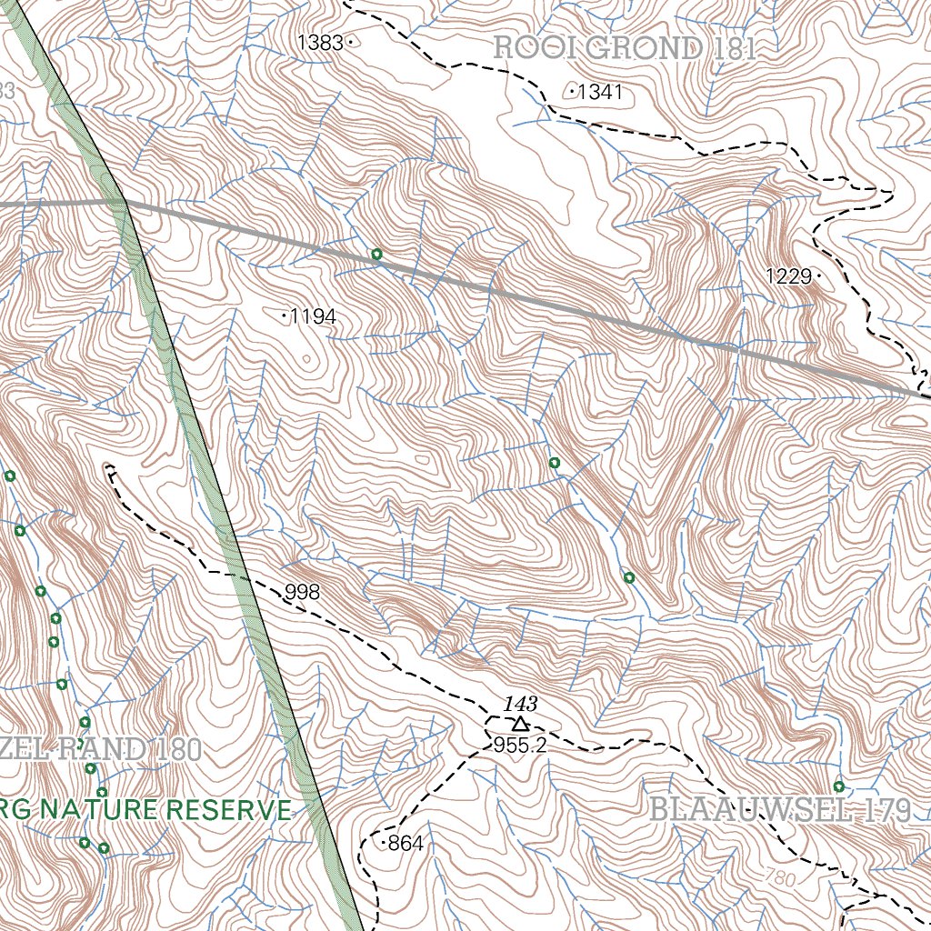 3321DA CALITZDORP Map by Chief Directorate: National Geo-spatial ...