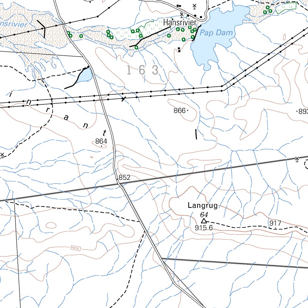 3222BC BEAUFORT WEST Map by Chief Directorate: National Geo-spatial ...