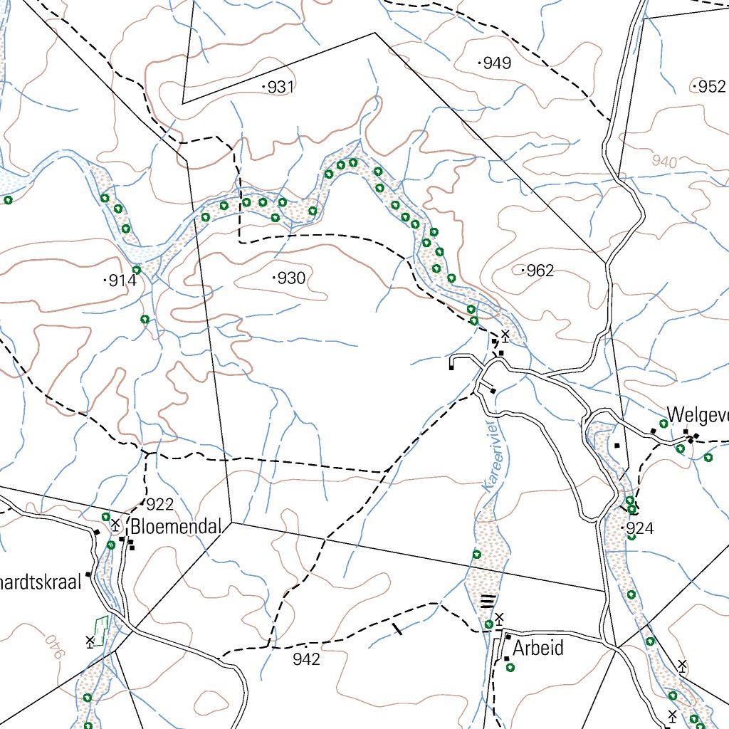 3222CD DASKOP Map by Chief Directorate: National Geo-spatial ...