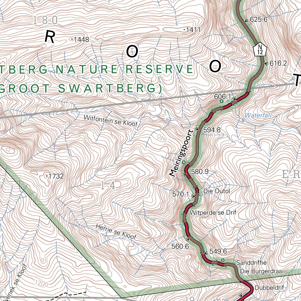3322BC DE RUST Map by Chief Directorate: National Geo-spatial ...
