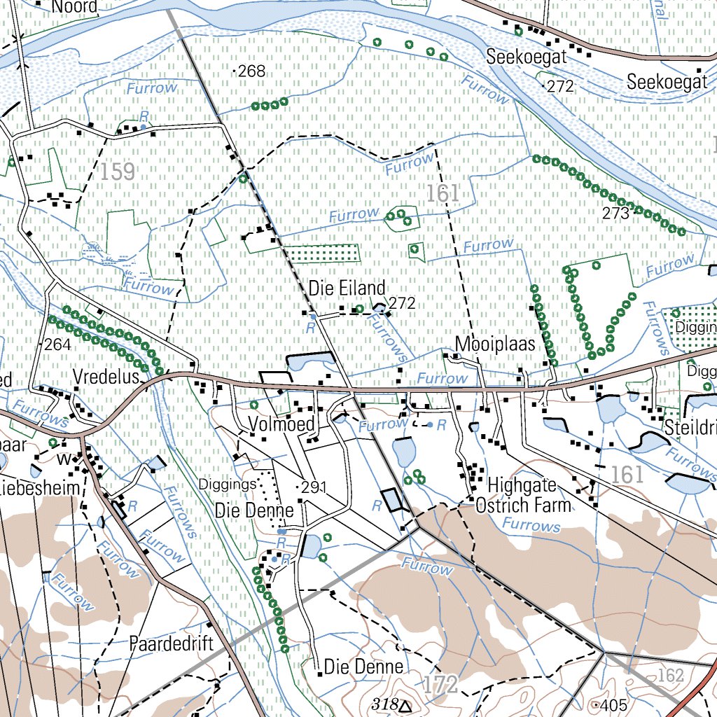 3322CA OUDTSHOORN Map by Chief Directorate: National Geo-spatial ...