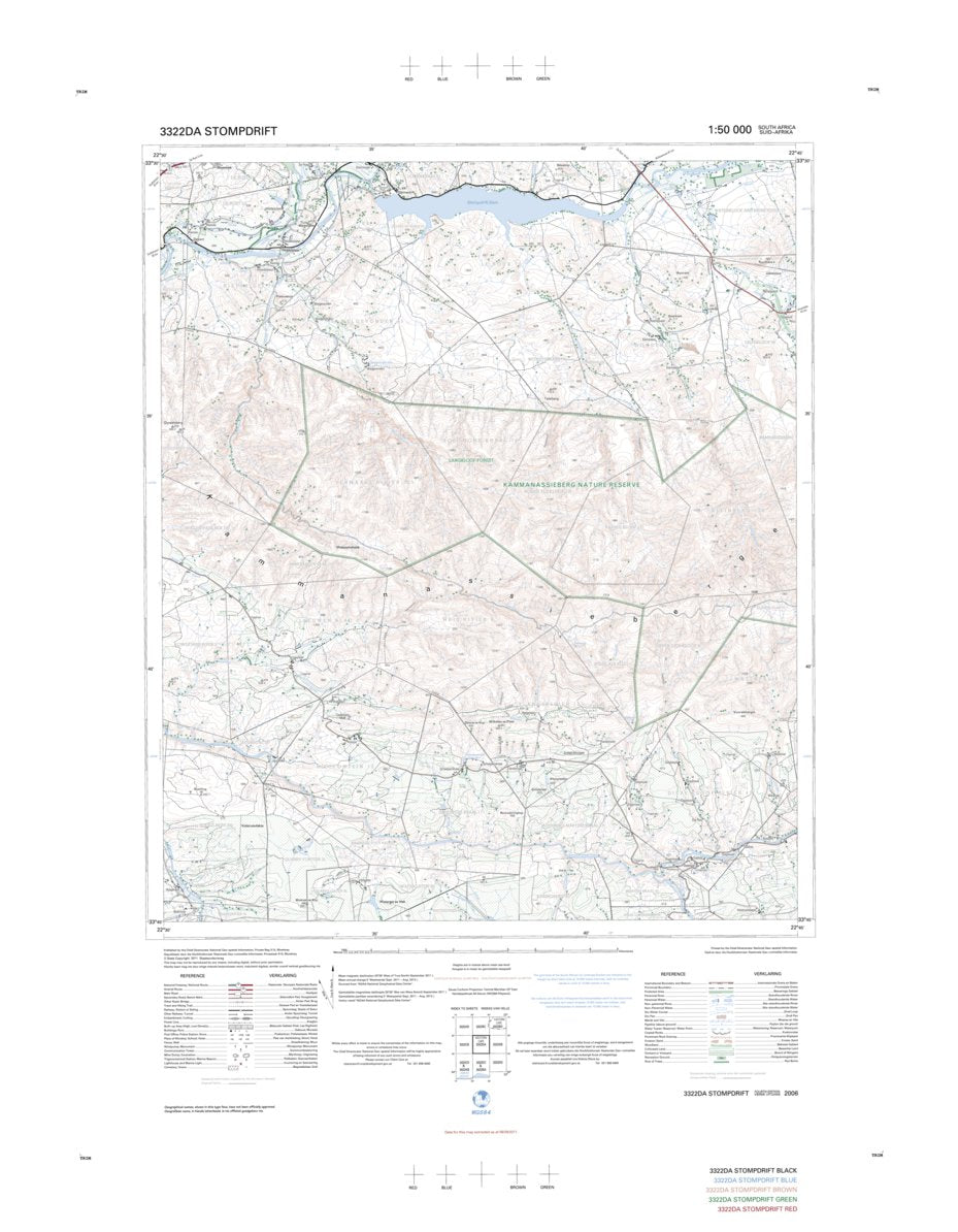 3322DA STOMPDRIFT Map by Chief Directorate: National Geo-spatial ...
