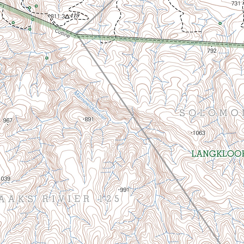 3322DA STOMPDRIFT Map by Chief Directorate: National Geo-spatial ...