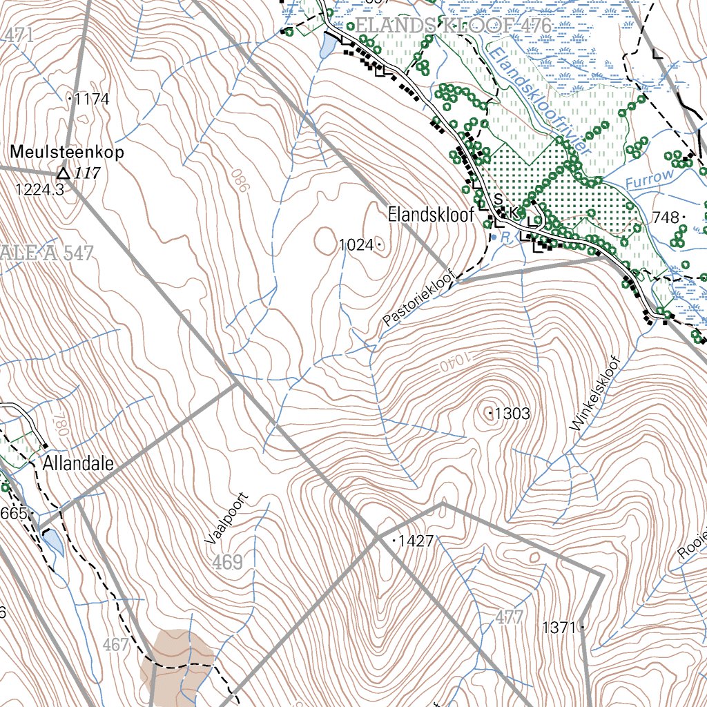 3219CA CITRUSDAL Map by Chief Directorate: National Geo-spatial ...