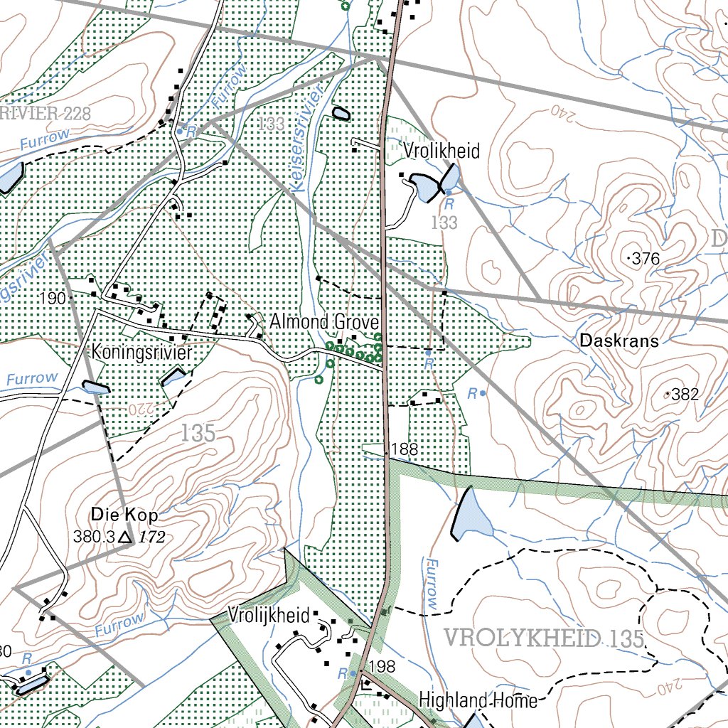 3319DD ROBERTSON Map by Chief Directorate: National Geo-spatial ...