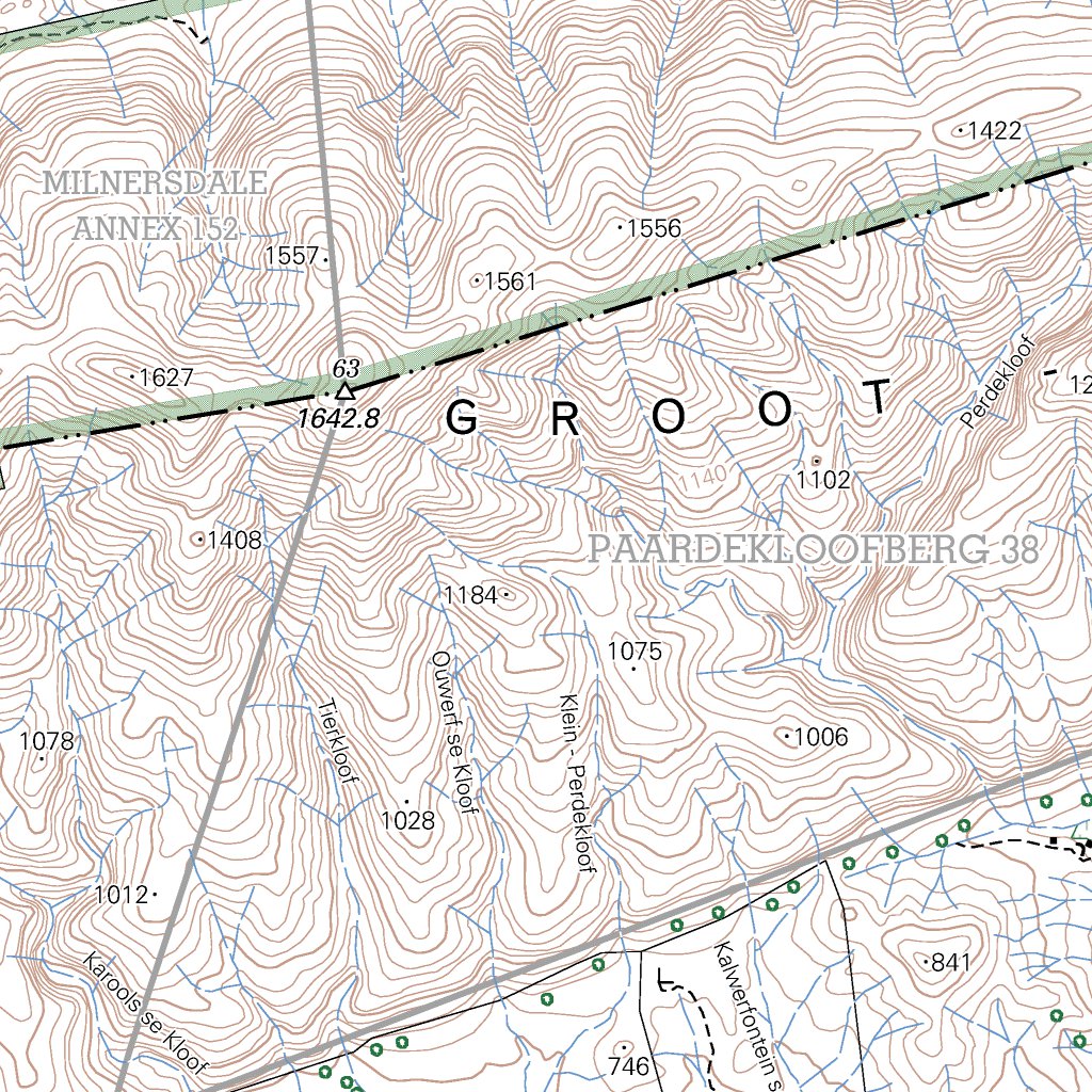 3323AC BARANDAS Map by Chief Directorate: National Geo-spatial ...