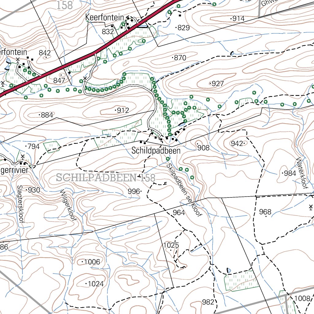 3323AD WILLOWMORE Map by Chief Directorate: National Geo-spatial ...